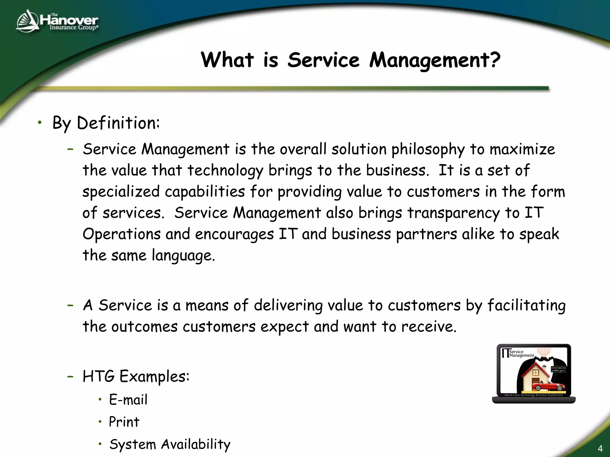 ITSM Presentation | PPT