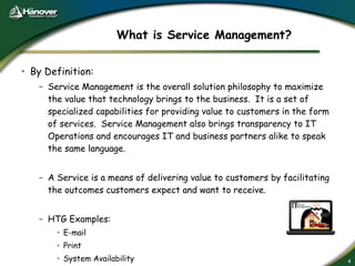 ITSM Presentation | PPT