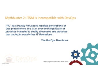 ITSM Roles in an Agile and DevOps World, an ITSM Academy Webinar | PPT
