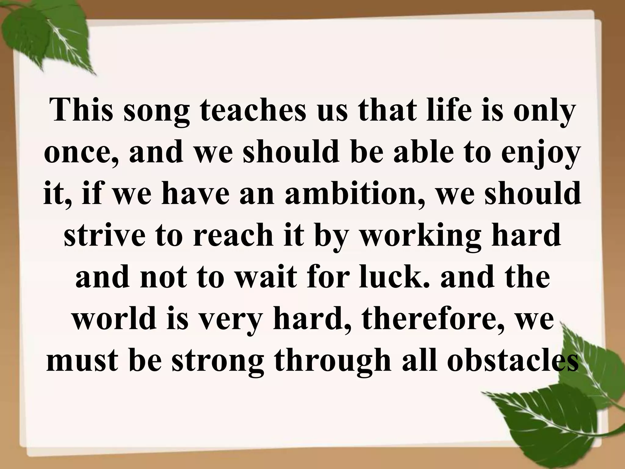 Its my life presentation for english lesson | PPTX | Hard Rock | Rock Music