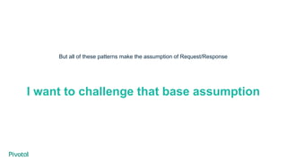 It’s Not Just Request/Response: Understanding Event-driven Microservices | PDF | Computer ...