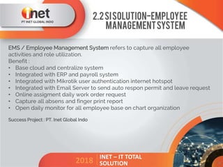 Inet Smart Hospitality Solution | PPTX