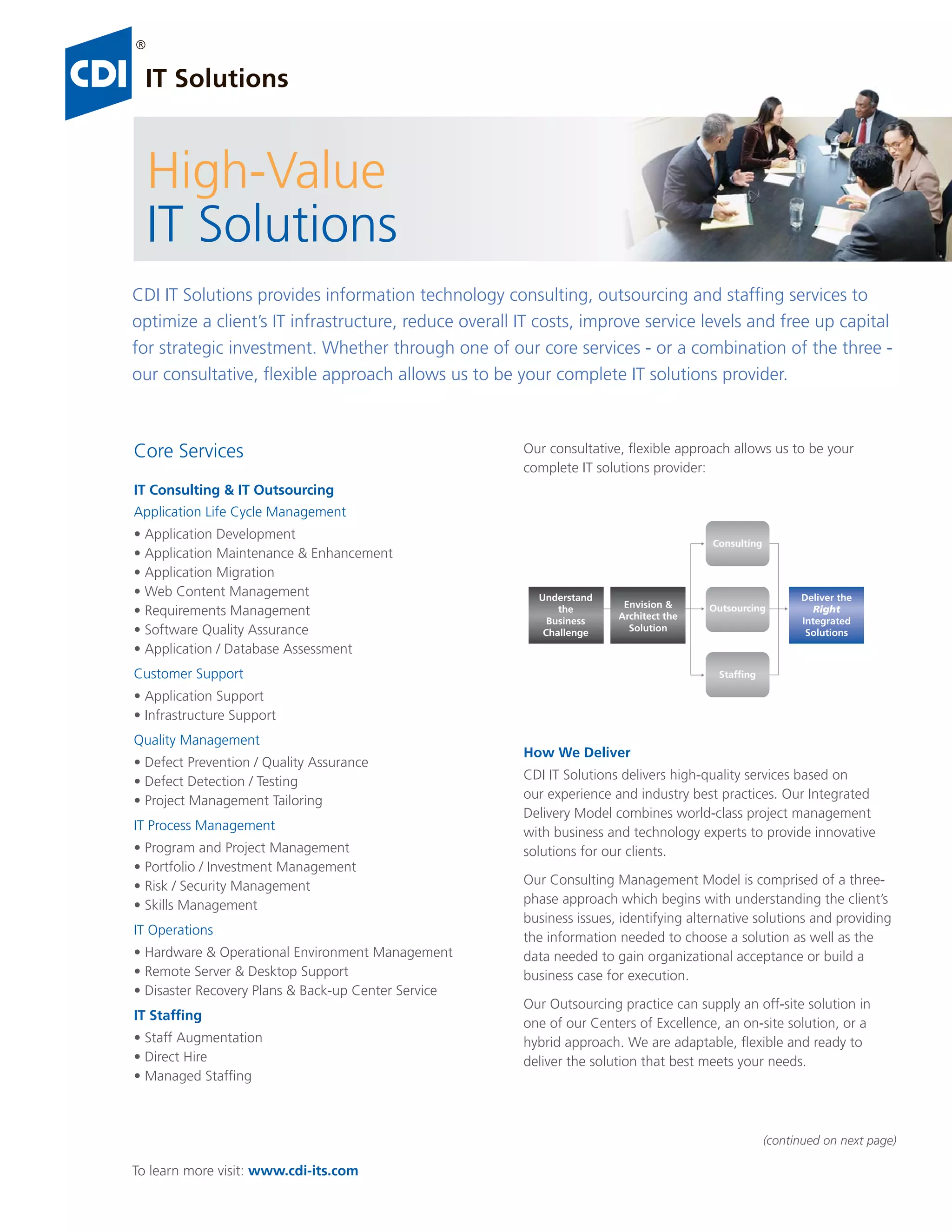 CDI Service Overview | PDF
