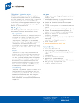 CDI Service Overview | PDF