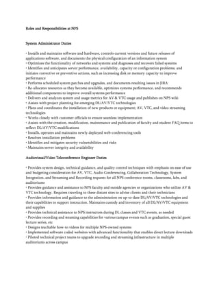 IT Specialist/COR Duties at NPS | PDF | IT and Internet Support | Internet