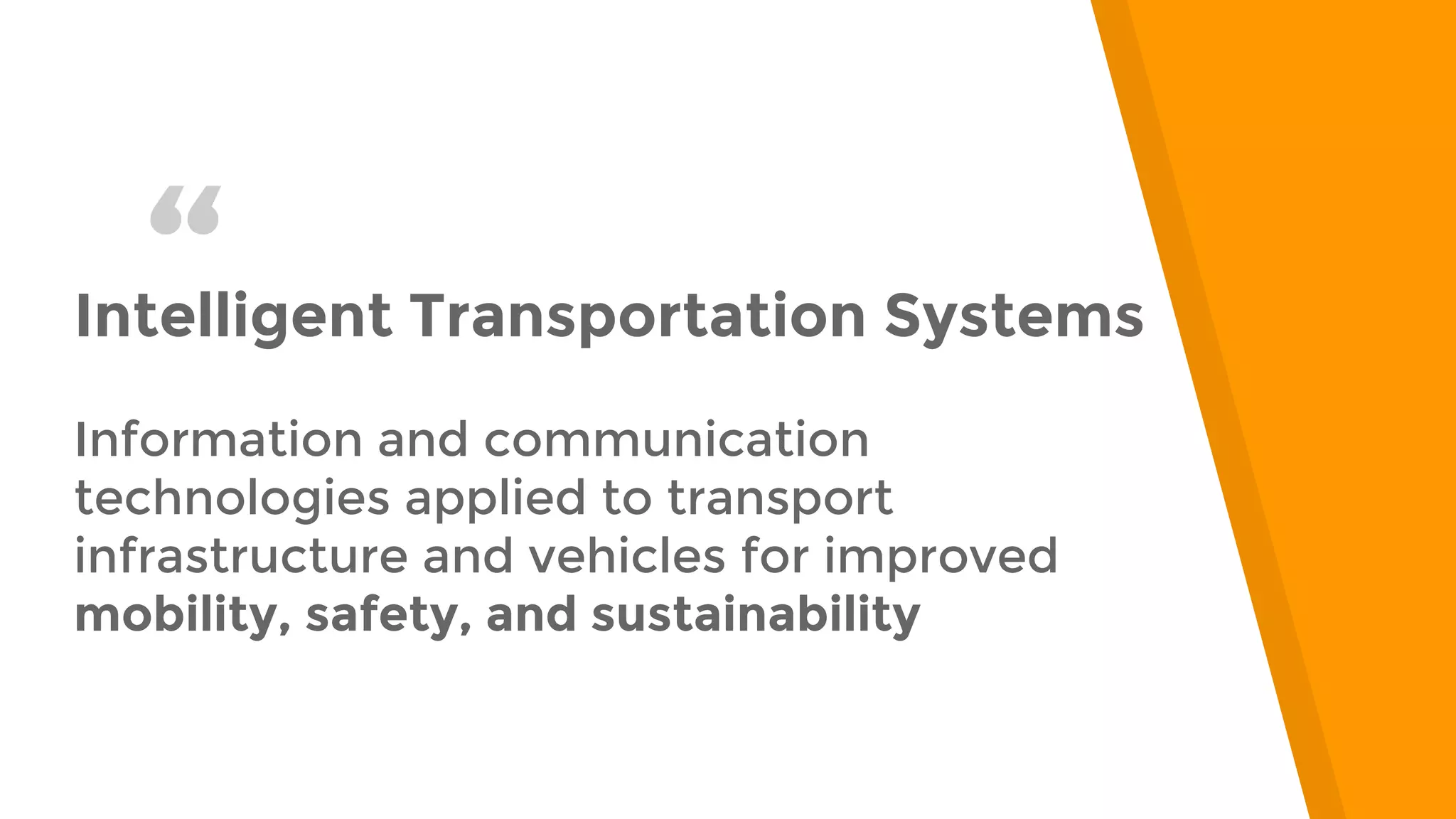 Intelligent Transport Systems in Hong Kong | PPT