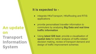 Intelligent Transport Systems in Hong Kong | PPT