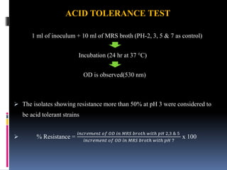 It's probiotics: encapsulation and isolation | PPTX