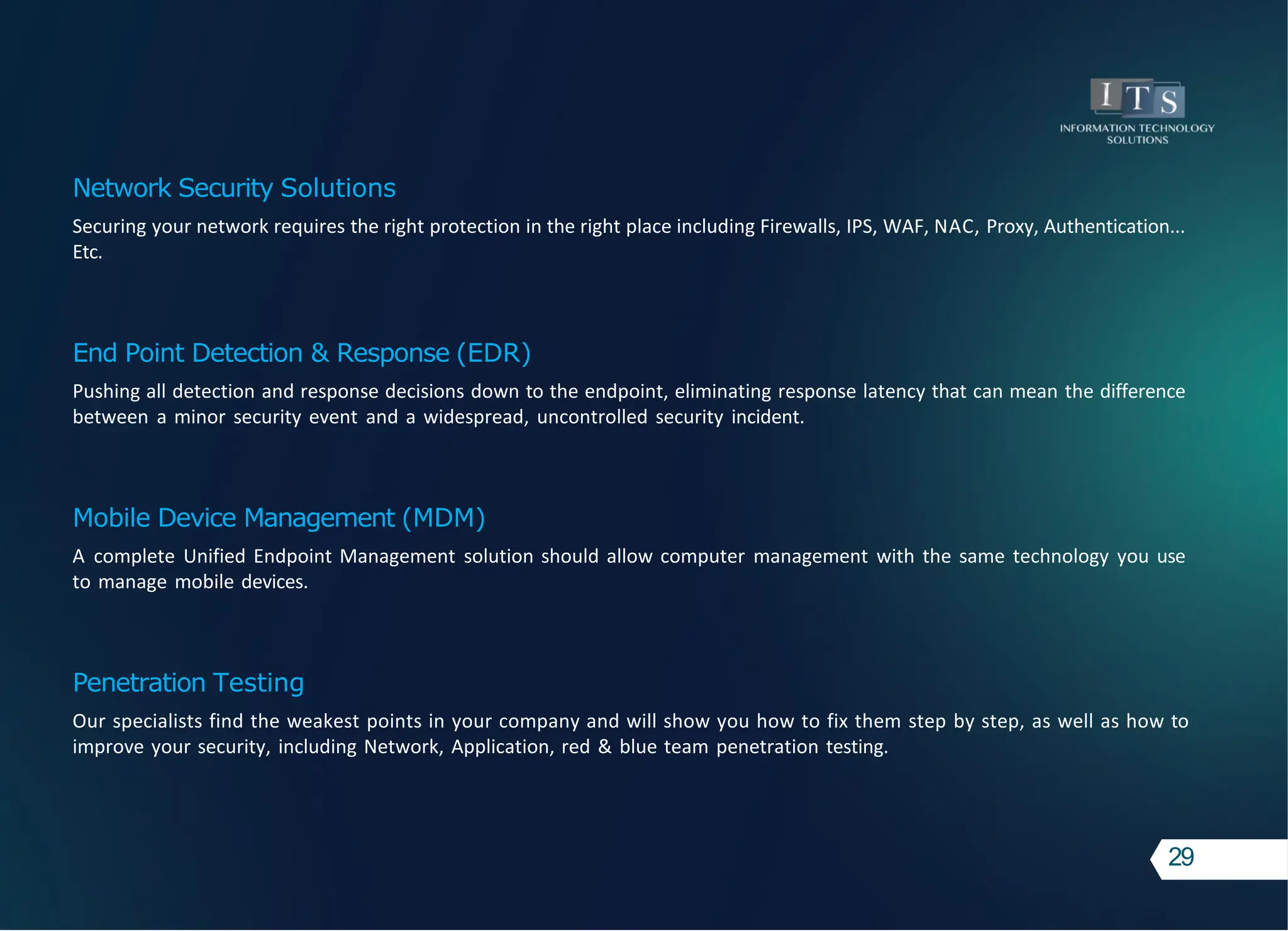 I.T.S P.r.o.f.i.l.e c.o.m.p.a.n.y | PDF