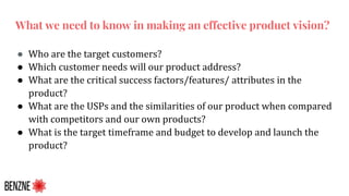 It starts with 'product vision' | PPT