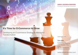 It's Time for E-Commerce to Grow: Developing an E-commerce Strategy ...