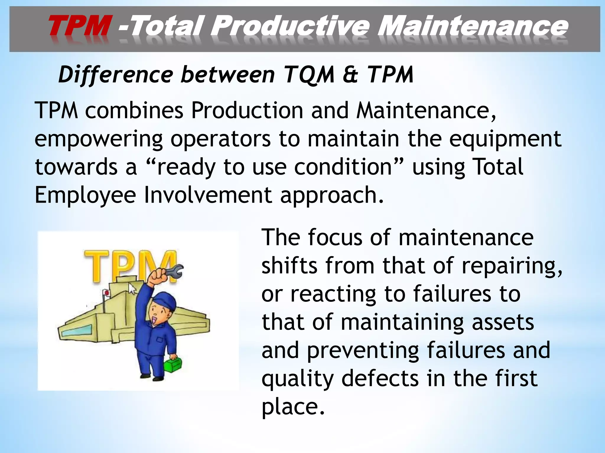 TPM Total Productive Maintenance Workshop for Quarry Plant (1) 09Oct16 ...