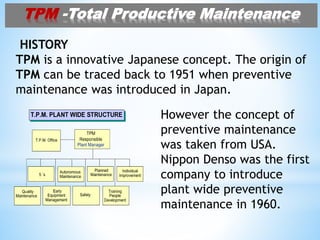 TPM Total Productive Maintenance Workshop for Quarry Plant (1) 09Oct16 ...