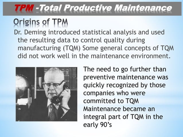 TPM Total Productive Maintenance Workshop for Quarry Plant (1) 09Oct16 ...