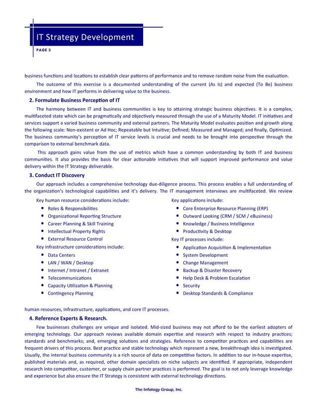 IT Strategy Development | PDF