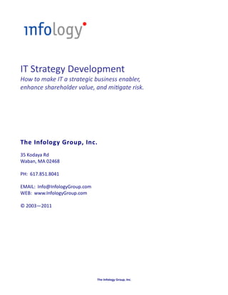 IT Strategy Development | PDF