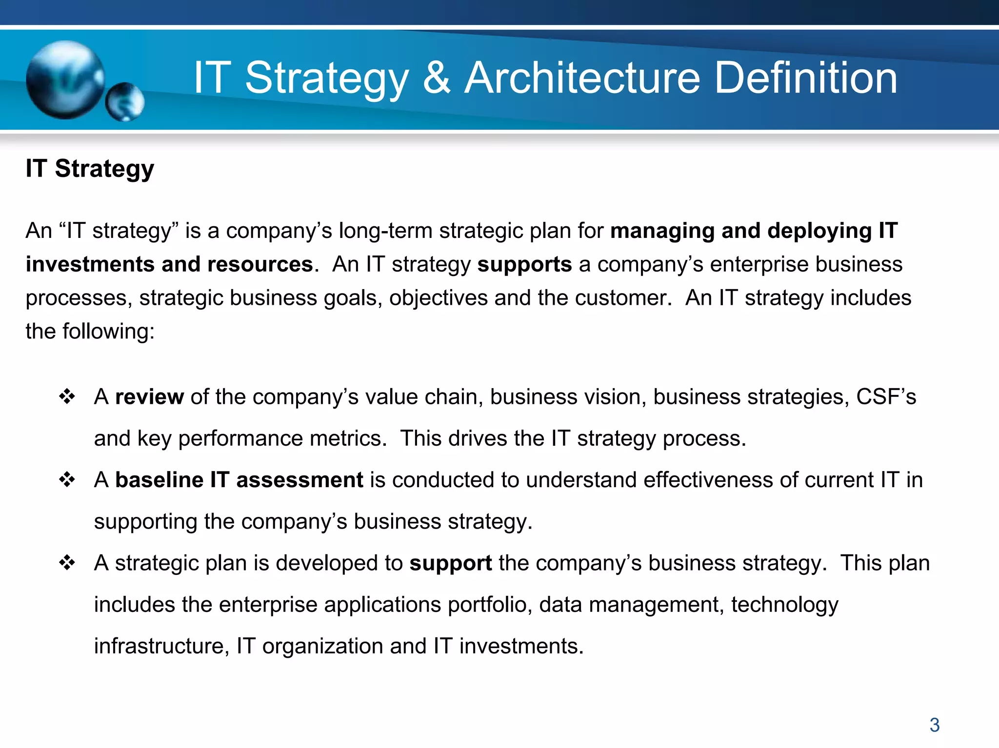 IT Strategy & Planning | PDF