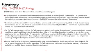 IT Strategy Framework | PDF