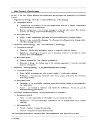 IT Strategy Sample | PDF