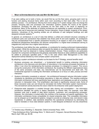 IT Strategy Sample | PDF
