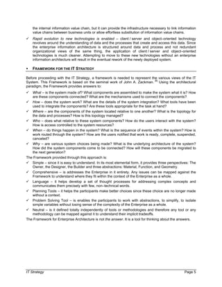IT Strategy Sample | PDF