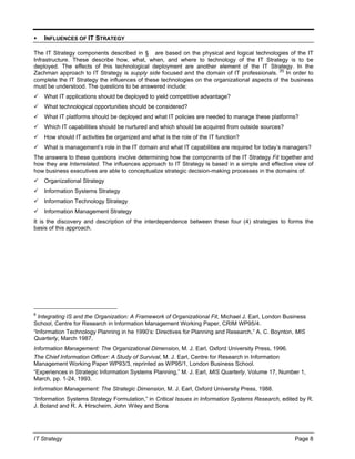 IT Strategy Sample | PDF