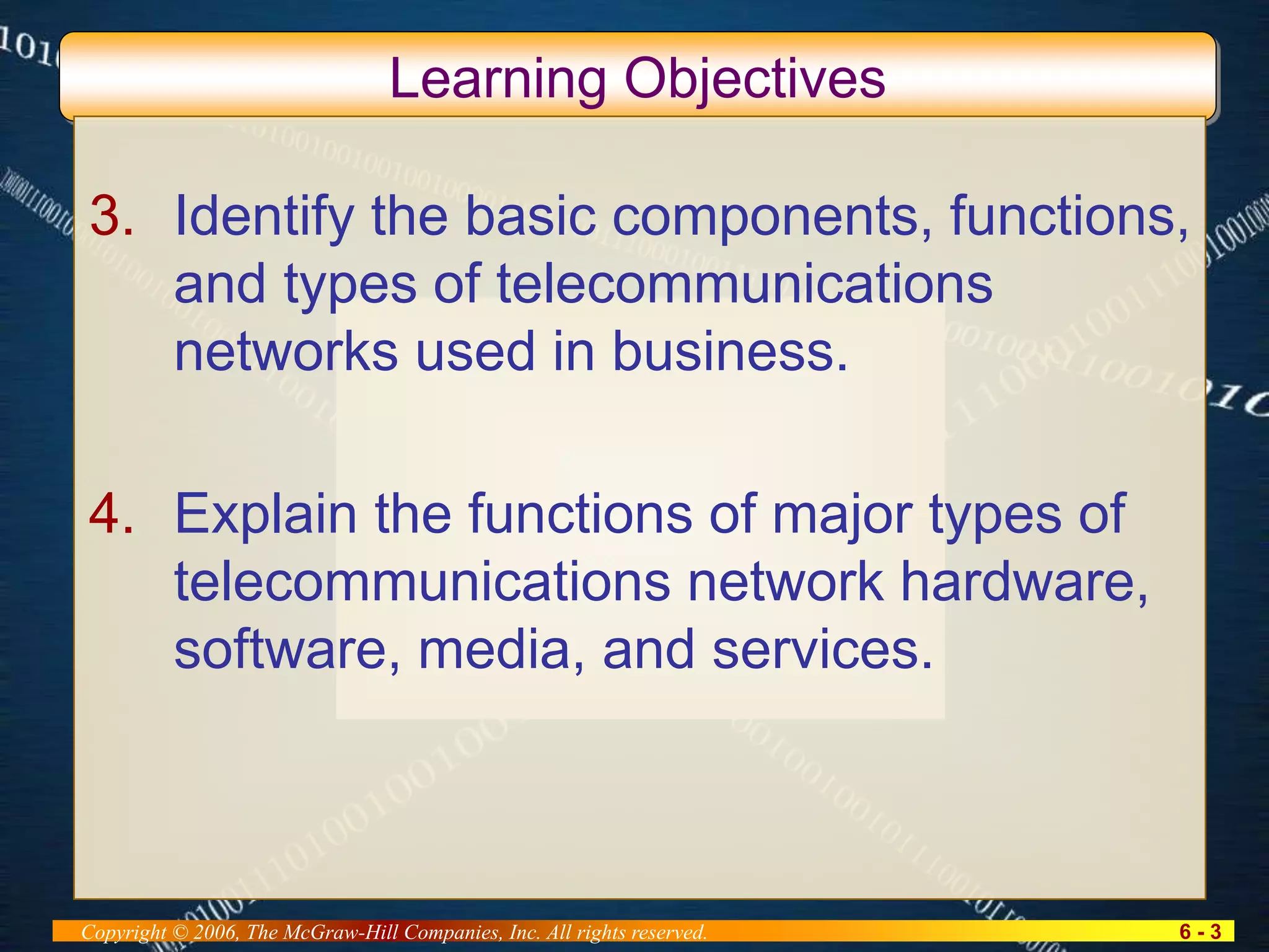 Overview of telecommunications and network | PPT