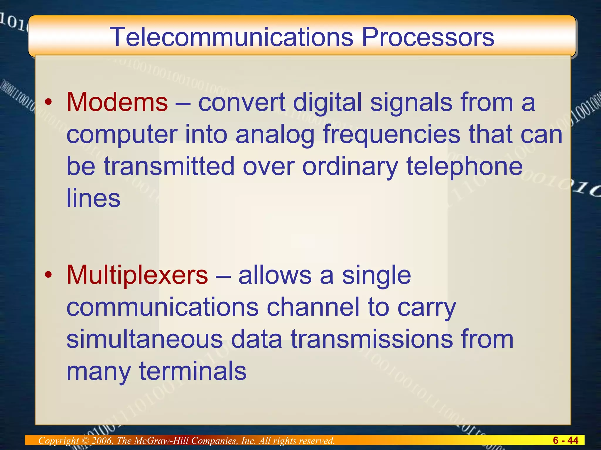 Overview of telecommunications and network | PPT