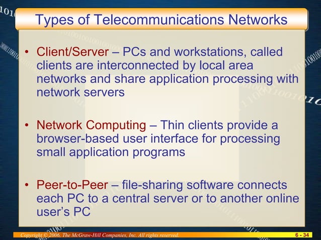 Overview of telecommunications and network | PPT