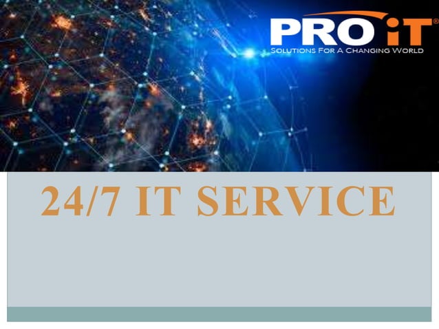 IT Support and Services Solutions in Sydney - Pro IT | PPT