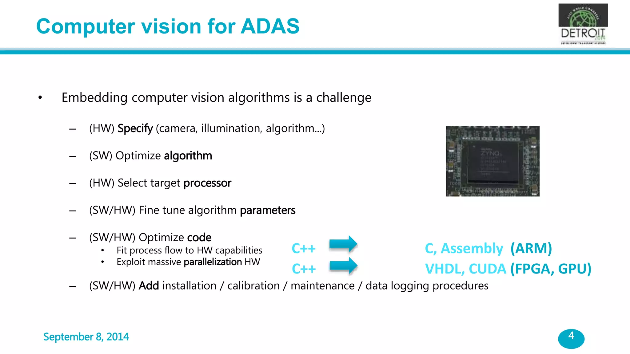 Optimization of computer vision algorithms in codesign methodologies | PPT Optimization of computer vision algorithms in codesign methodologies | PPT
