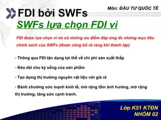 It Swg Fdi + + | PPT
