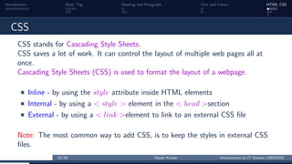 Basic of HTML | PPT