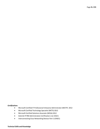 IT system and network administrator | DOC