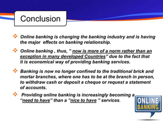 online banking | PPT