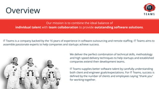 It teams company presentation | PPT