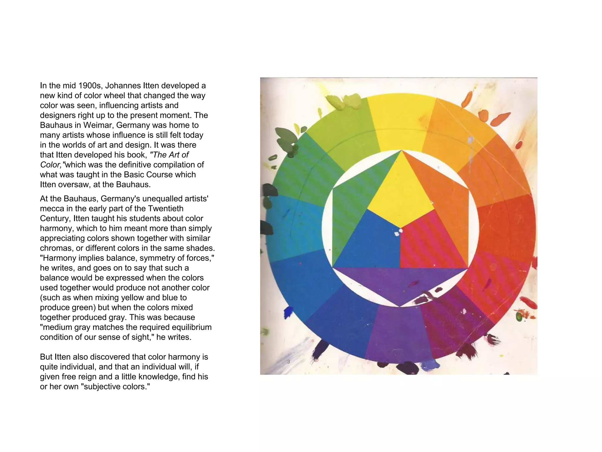 Itten 7 contrasts | PPTX