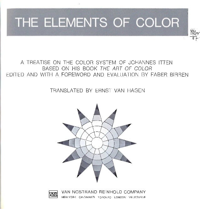 Itten Johannes :: The elements of color