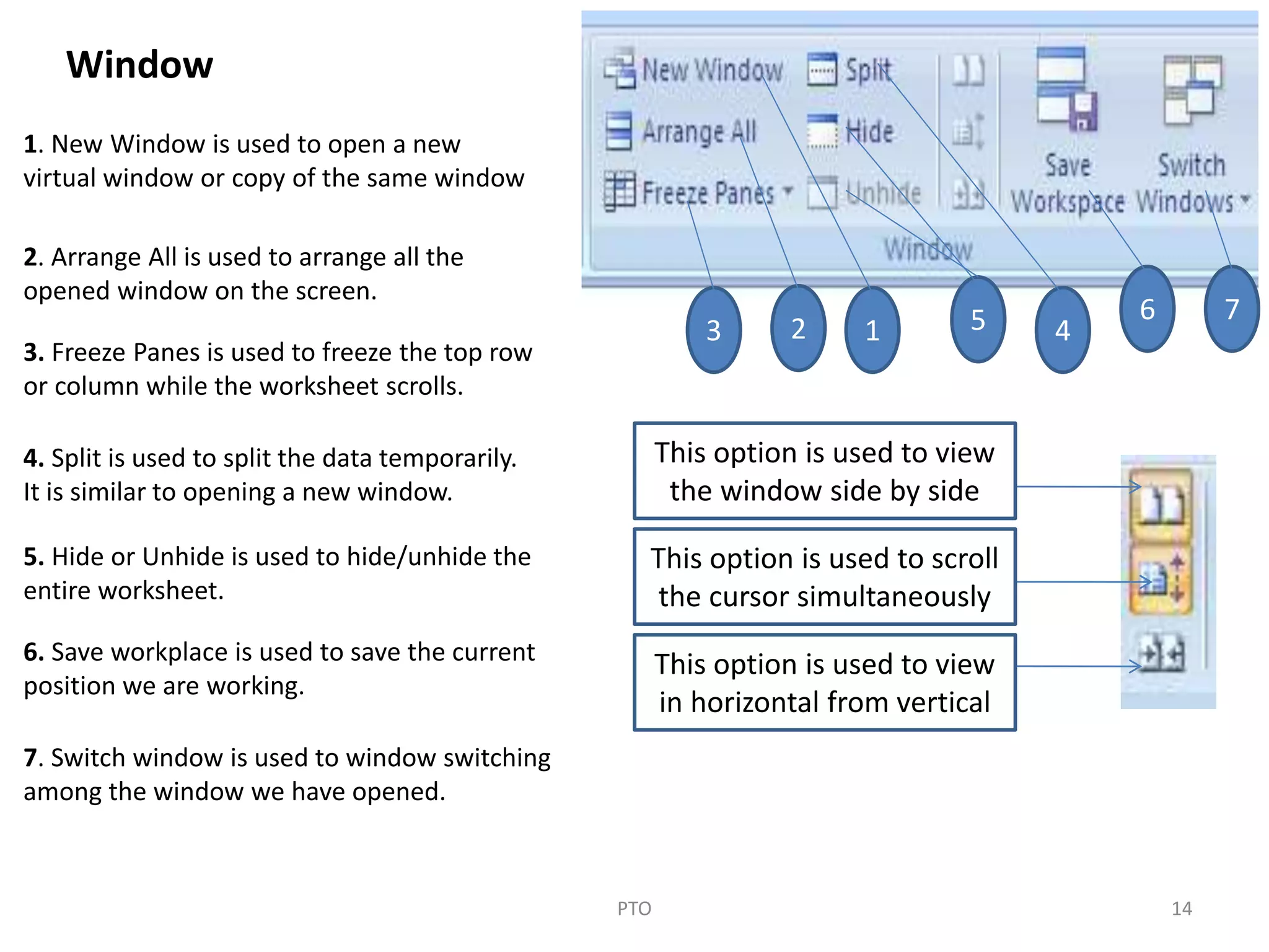 Excel review and view tab | PPTX