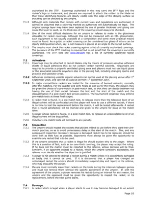 Ittf hand signals 2005 | PDF