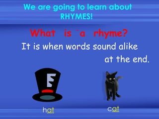 It time to rhyme! intro powerpoint | PPT