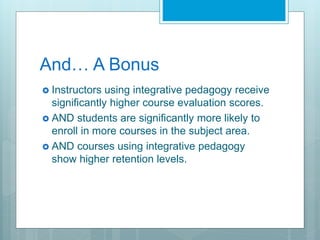 Integrative Pedagogy and Evaluation Practices | PPTX | Education ...