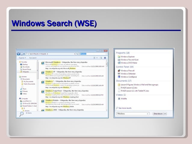 IT109 Microsoft Windows 7 Operating Systems Unit 03 lesson 01 | PPT