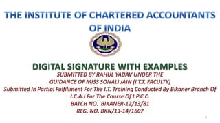 Digital Signature | PPTX