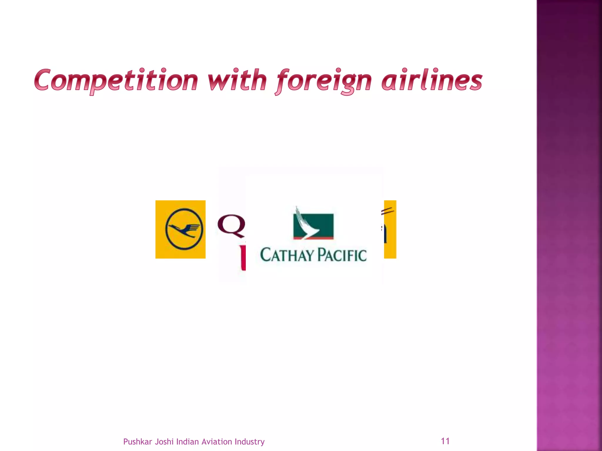 Itt presentation (indian aviation industry case study) | PPTX