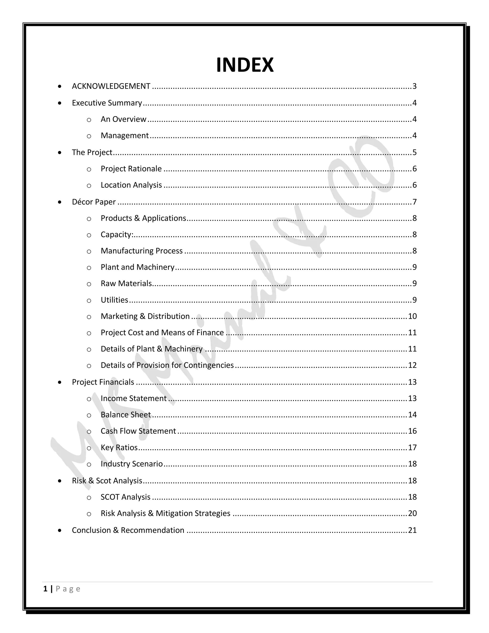 Itt product project report | PDF