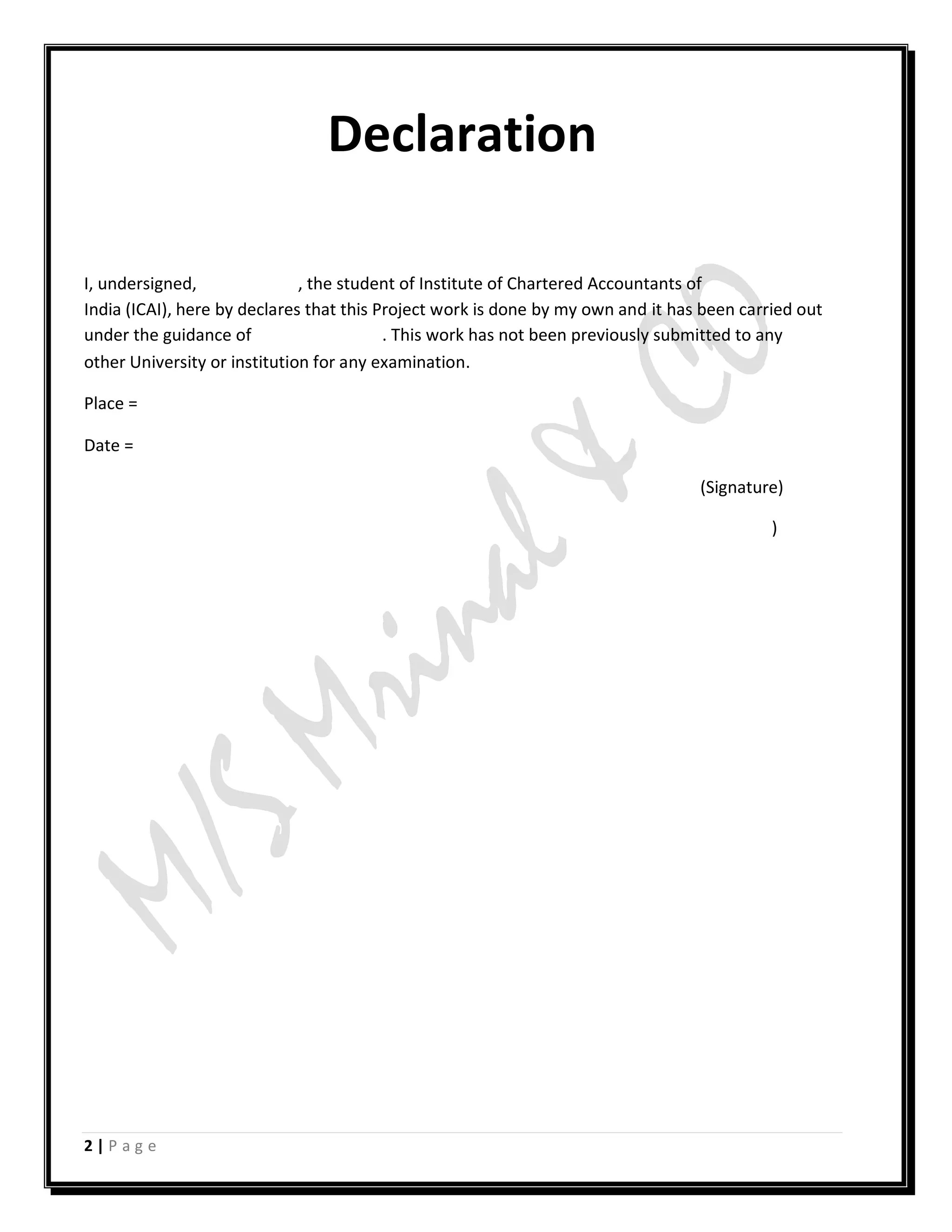 Itt product project report | PDF