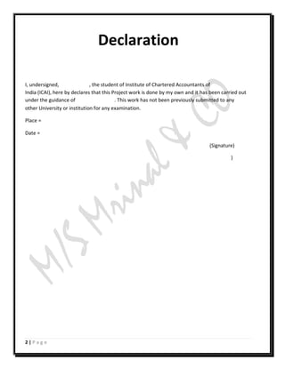 Itt product project report | PDF