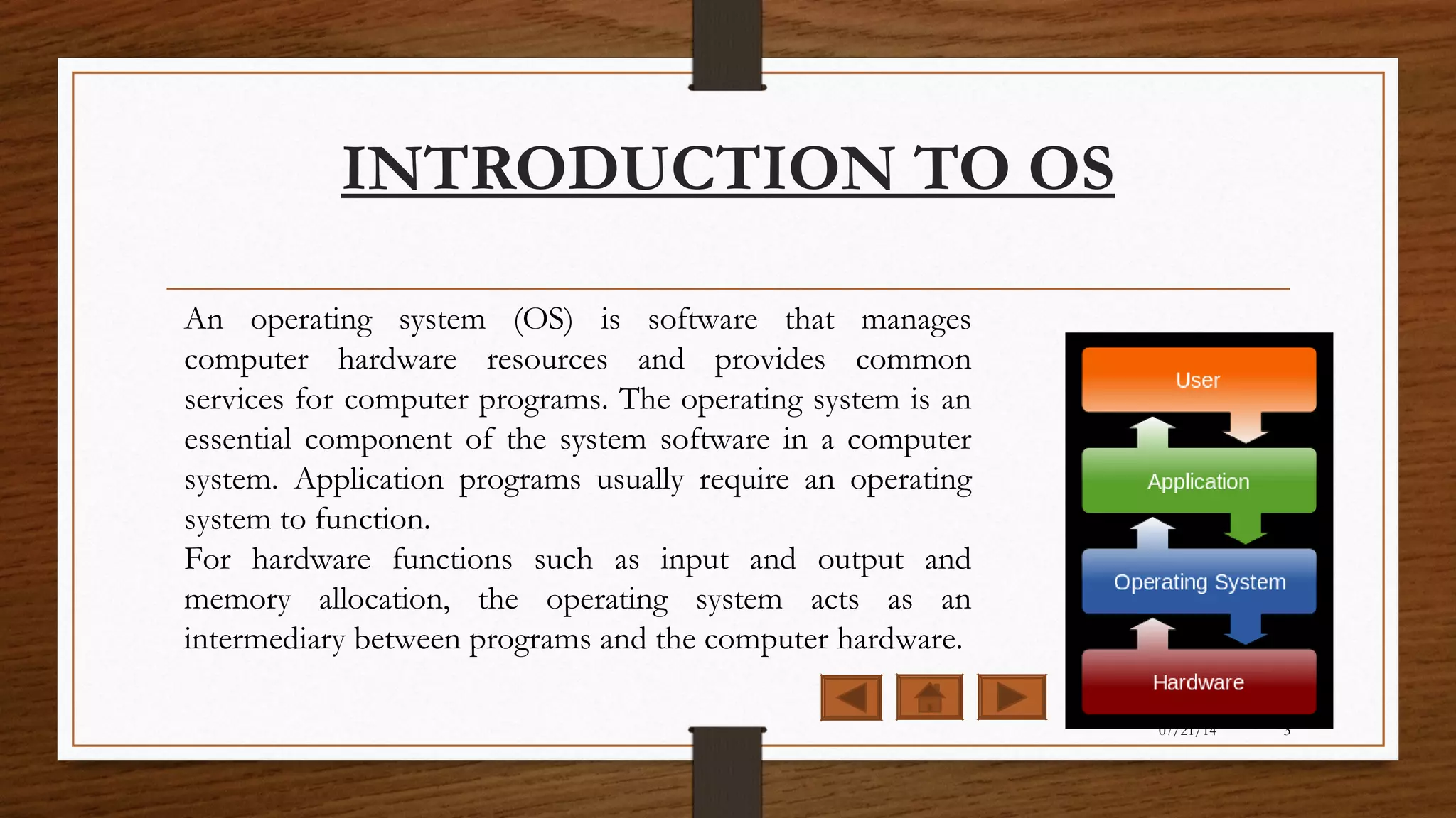 ITT project ON types of operating system | PPT
