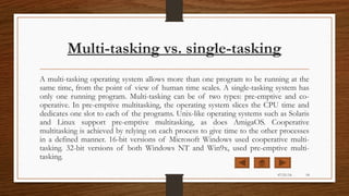 ITT project ON types of operating system | PPT